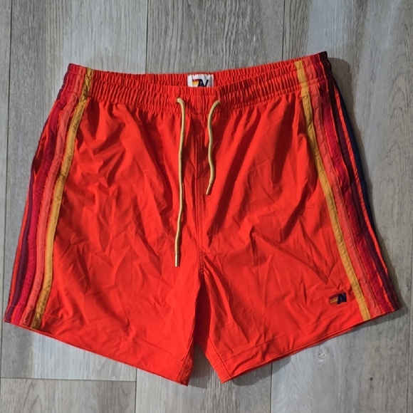 Aviator Nation | Swim | Nwot Aviator Nation Mens 5 Stripe Flex Shorts ...